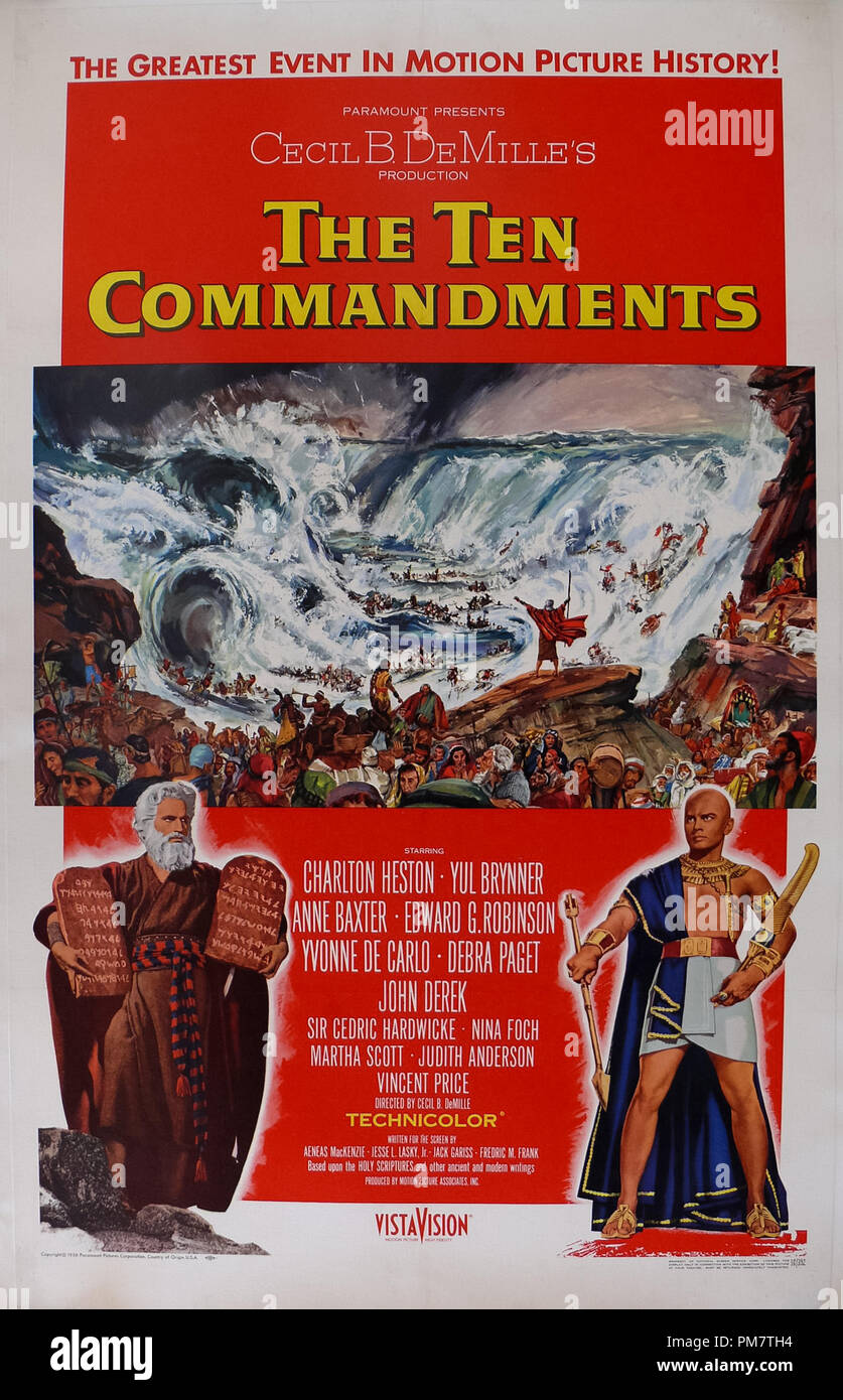 The ten commandments 1956 hi-res stock photography and images - Alamy