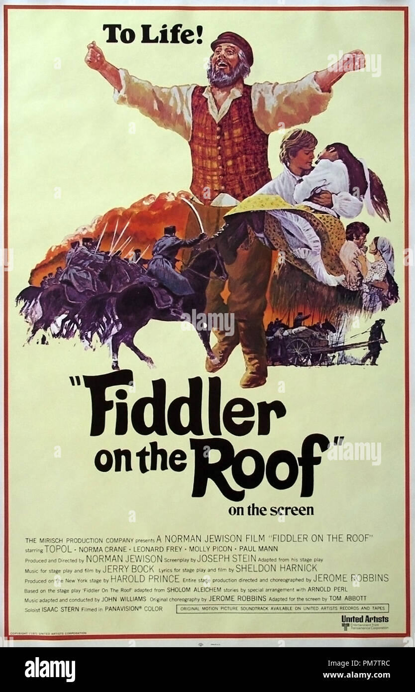 Fiddler On The Roof Broadway Poster Fiddler On The Roof Broadway Poster