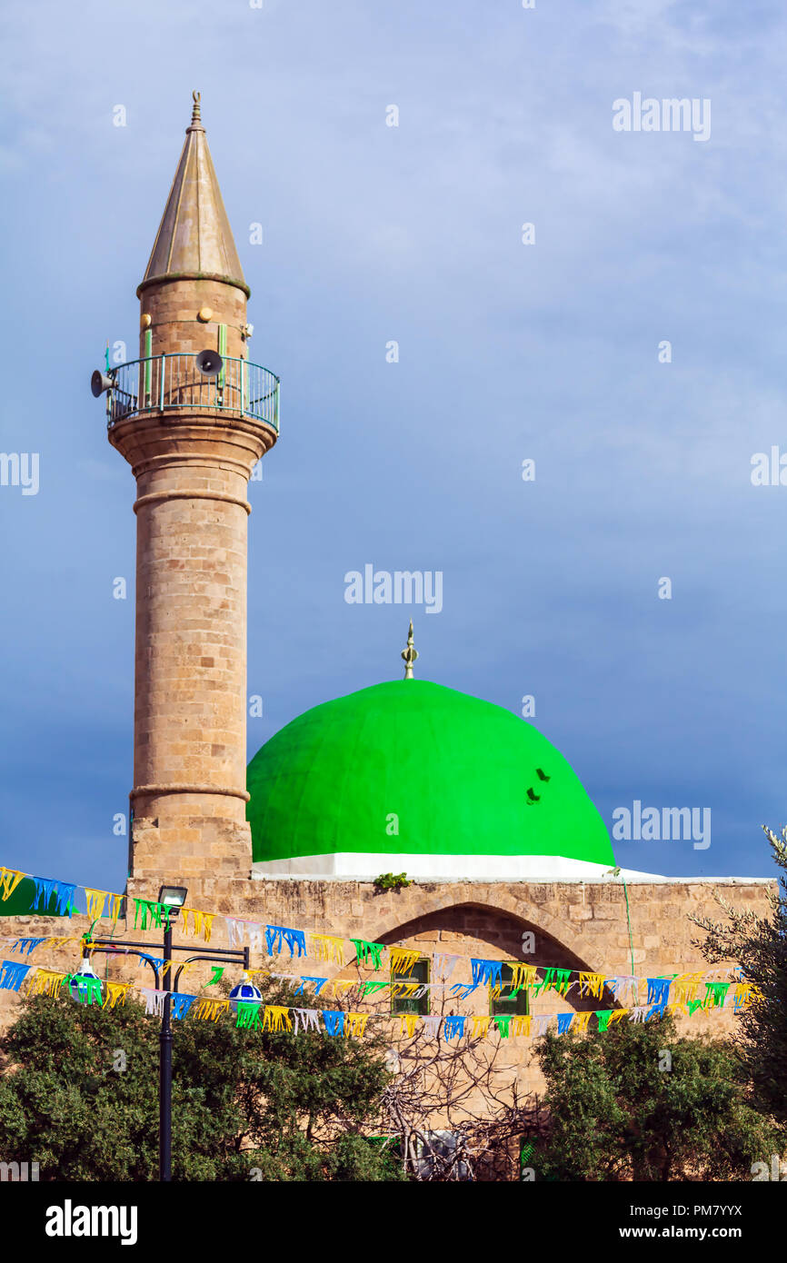 Jezzar Pasha Mosque in Acre, Israel Stock Photo - Alamy