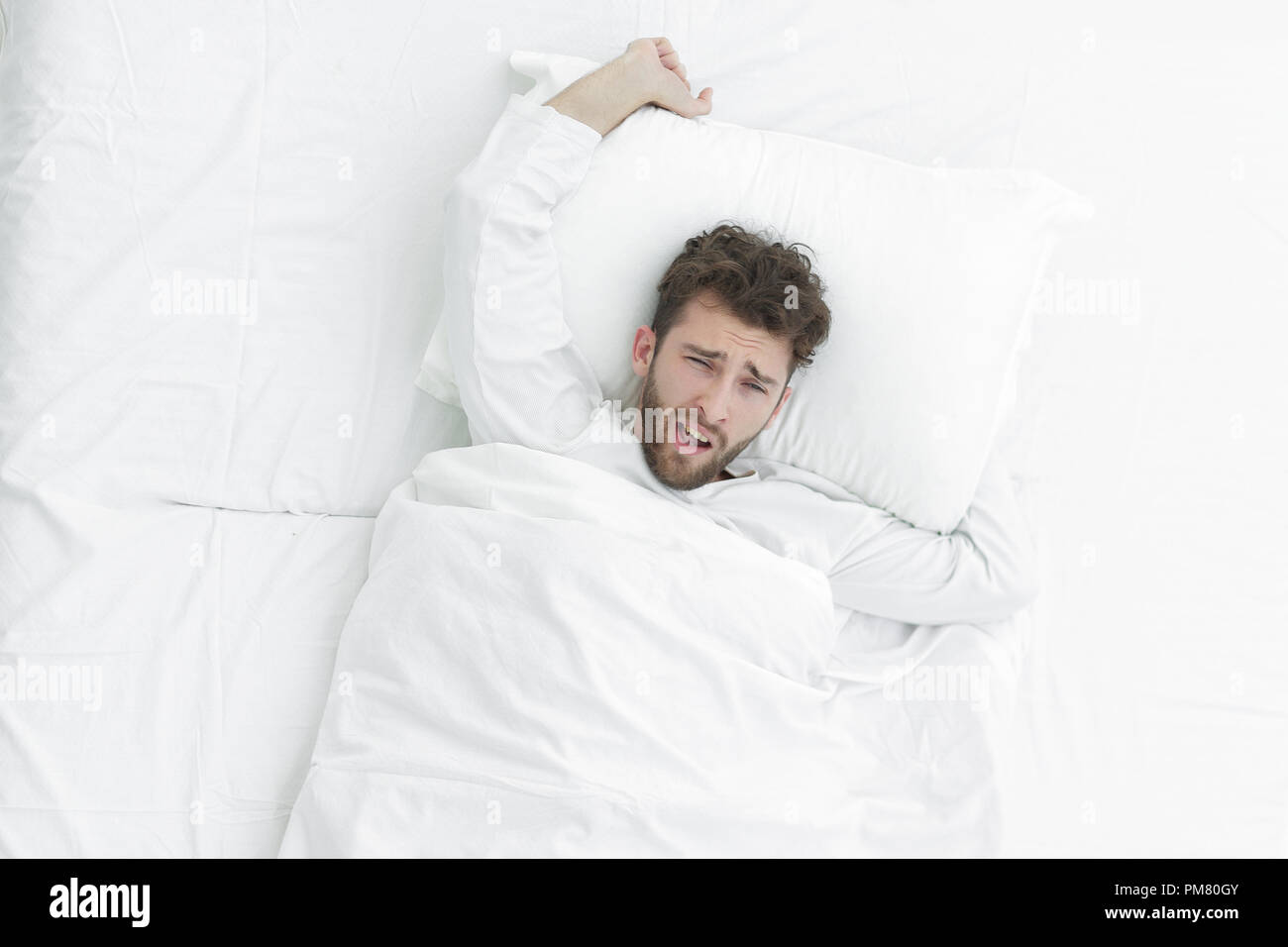background image waking up beautiful men Stock Photo - Alamy