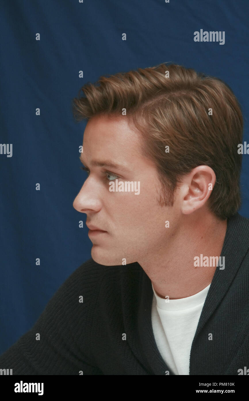 Armie Hammer Portrait Session, November 3, 2011. Reproduction by ...