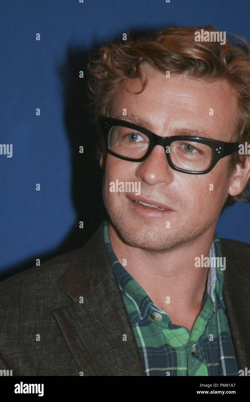 Simon Baker "The Mentalist" Portrait Session, October 11, 2011 ...