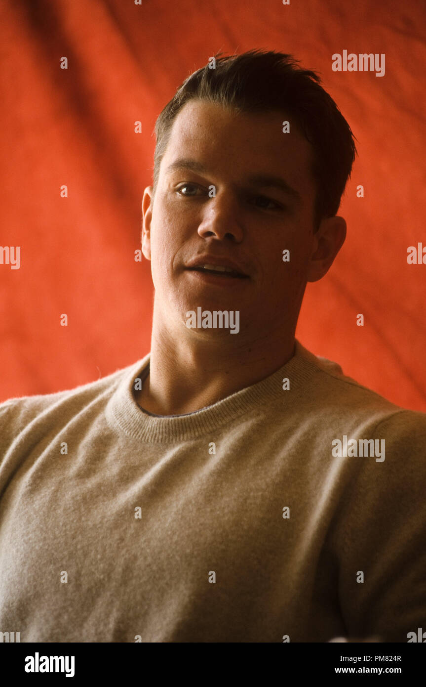 Matt Damon, 2001. Reproduction by American tabloids is absolutely ...