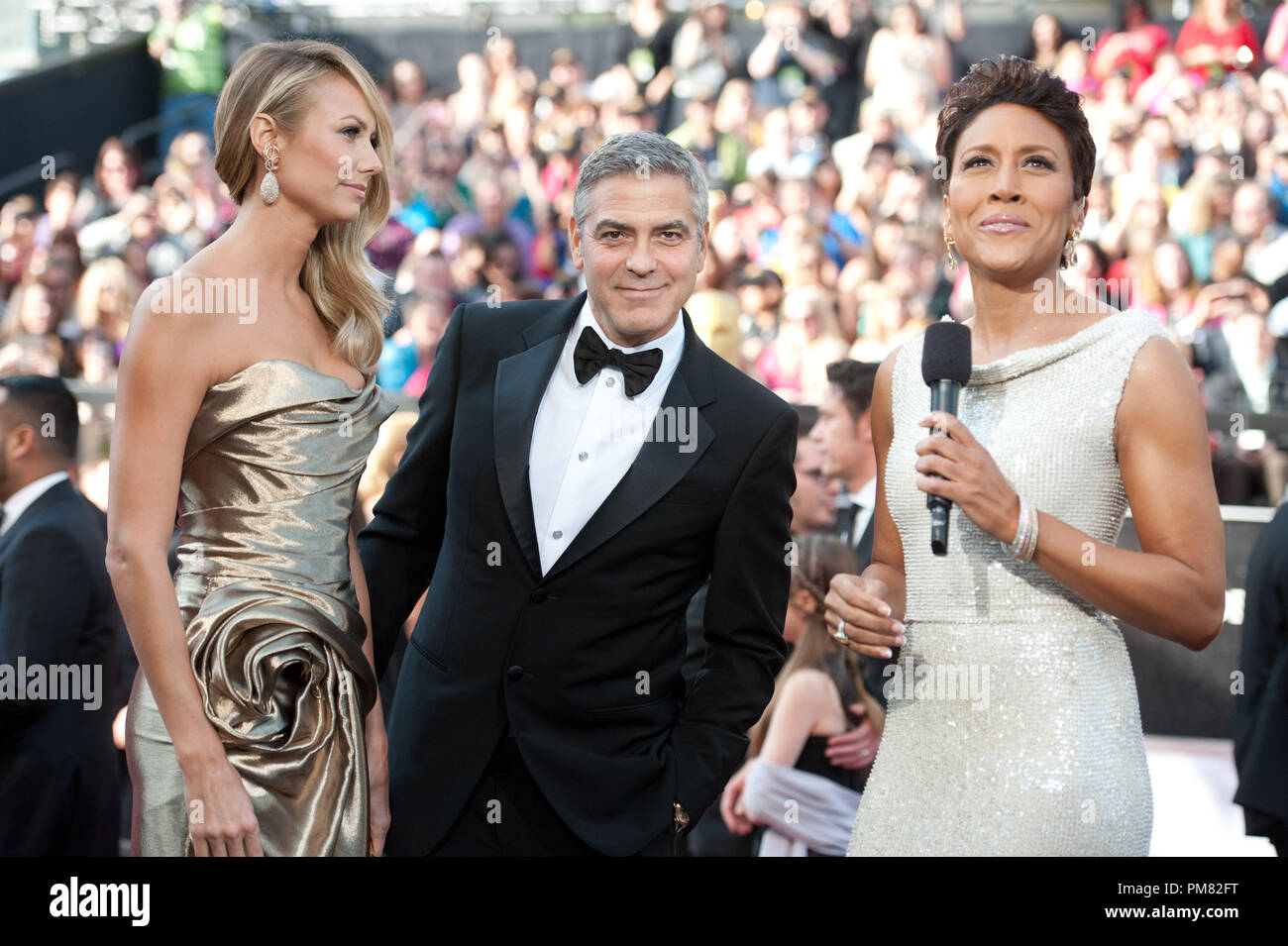 George Clooney And Stacy Keibler Oscars