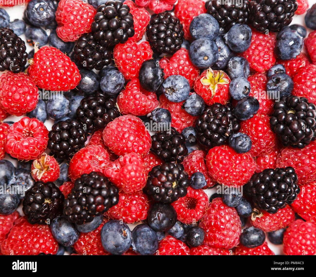 Berry texture. Top view flat lay Stock Photo - Alamy