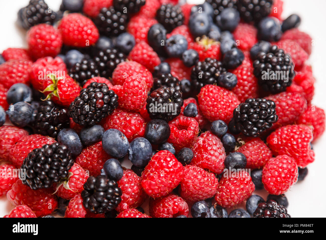 Berry texture close up. Top view flat lay Stock Photo - Alamy