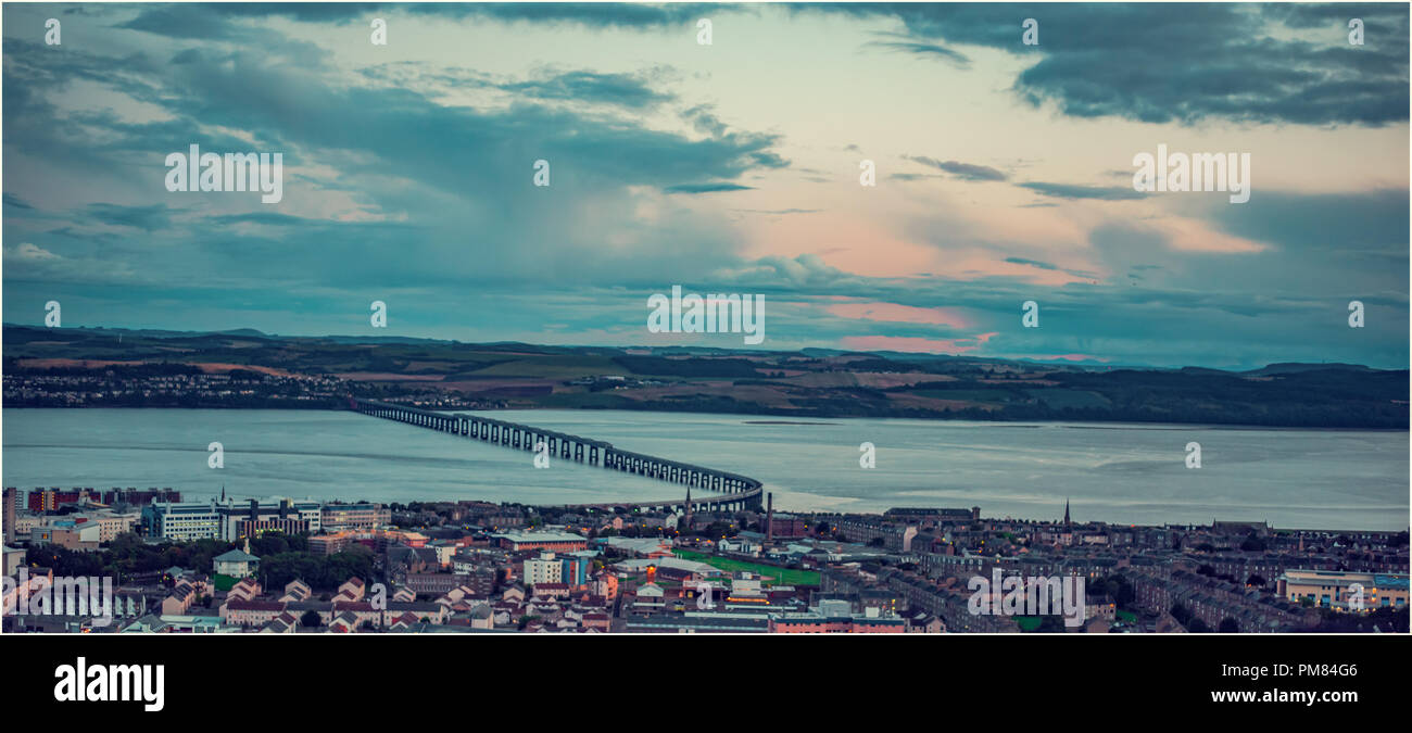 View from Dundee law Stock Photo - Alamy
