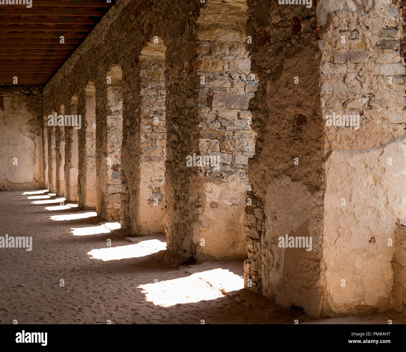 august 2018, ujazd village, poland: ruins of old polish castle called ...