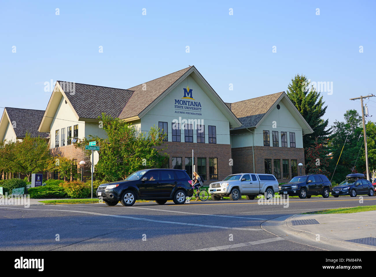 View of the campus of Montana State University in Bozeman, home of the ...