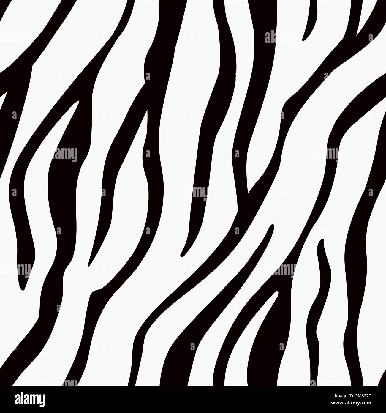 White Zebra Print