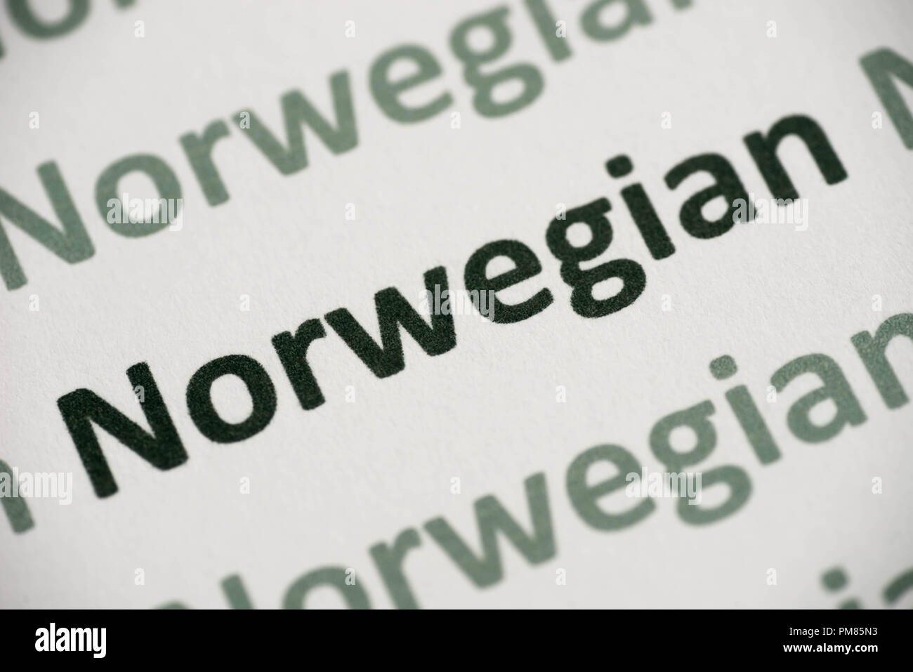 Norwegian word hi-res stock photography and images - Alamy