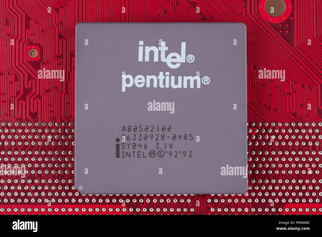 486 intel microprocessor hi-res stock photography and images - Alamy