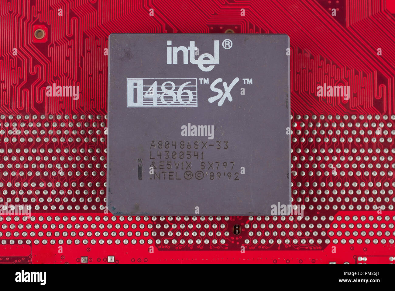 486 intel microprocessor hi-res stock photography and images - Alamy