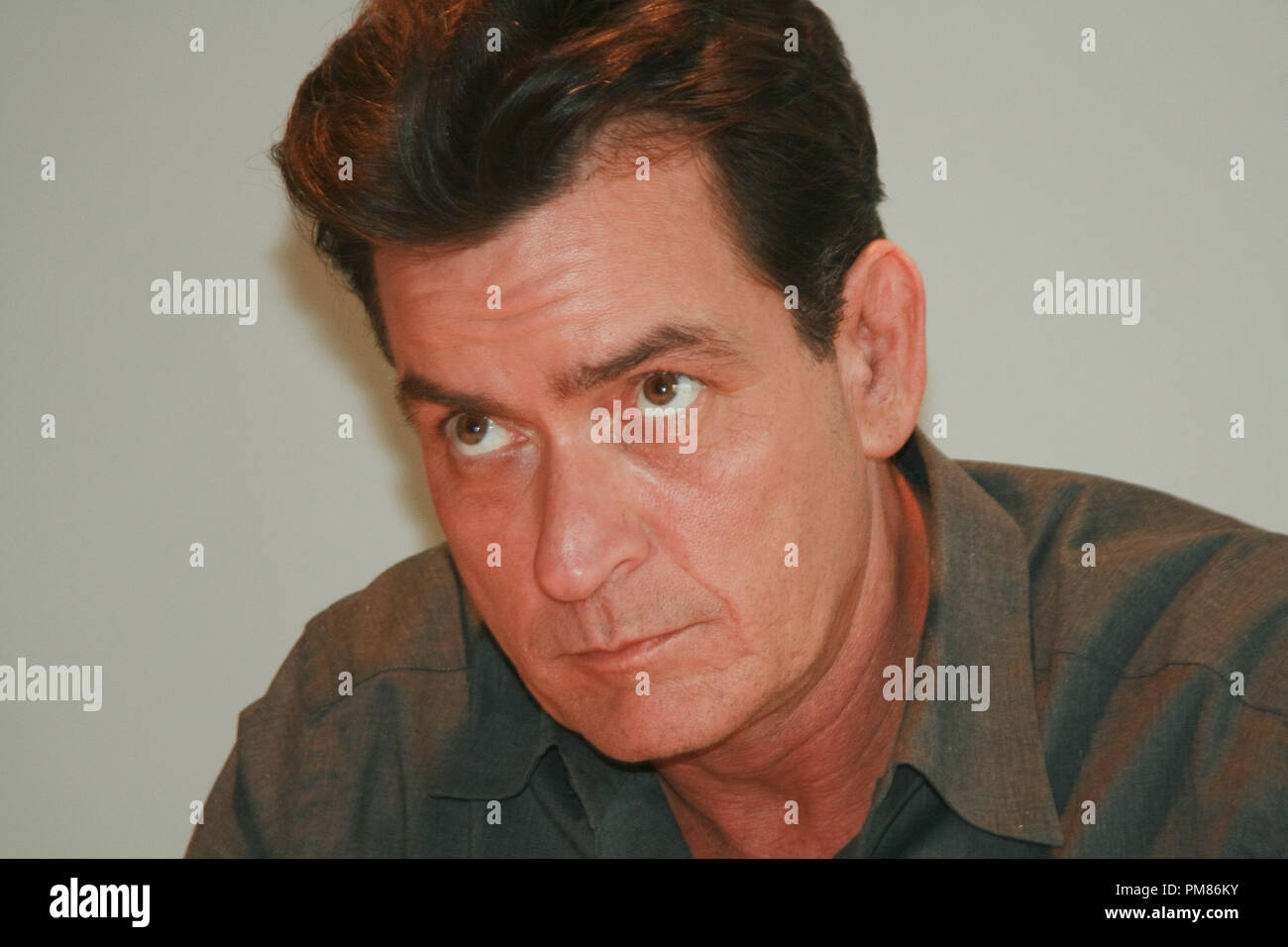 Charlie Sheen "Anger Management" Portrait Session, July 02, 2012 ...