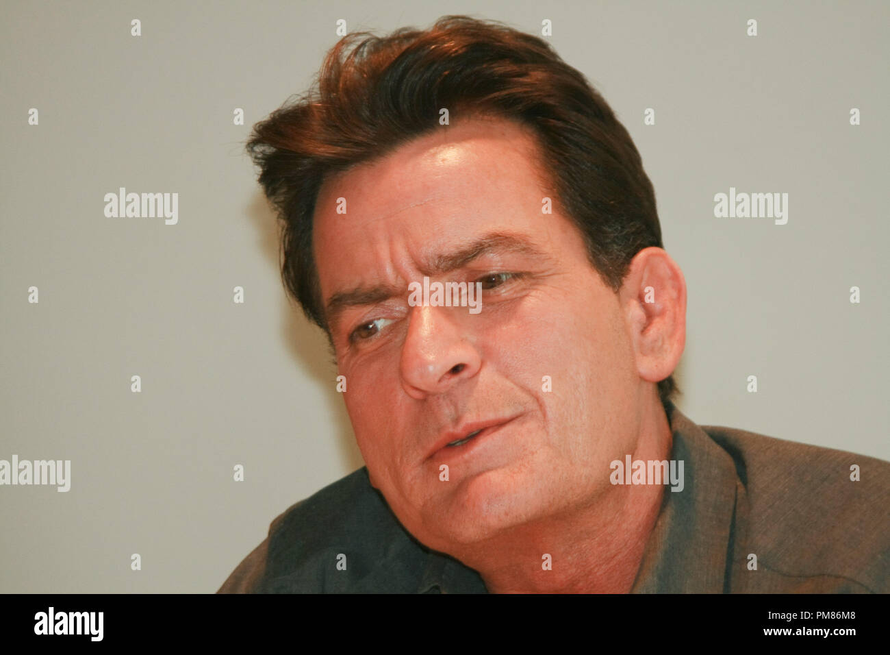 Charlie Sheen "Anger Management" Portrait Session, July 02, 2012 ...