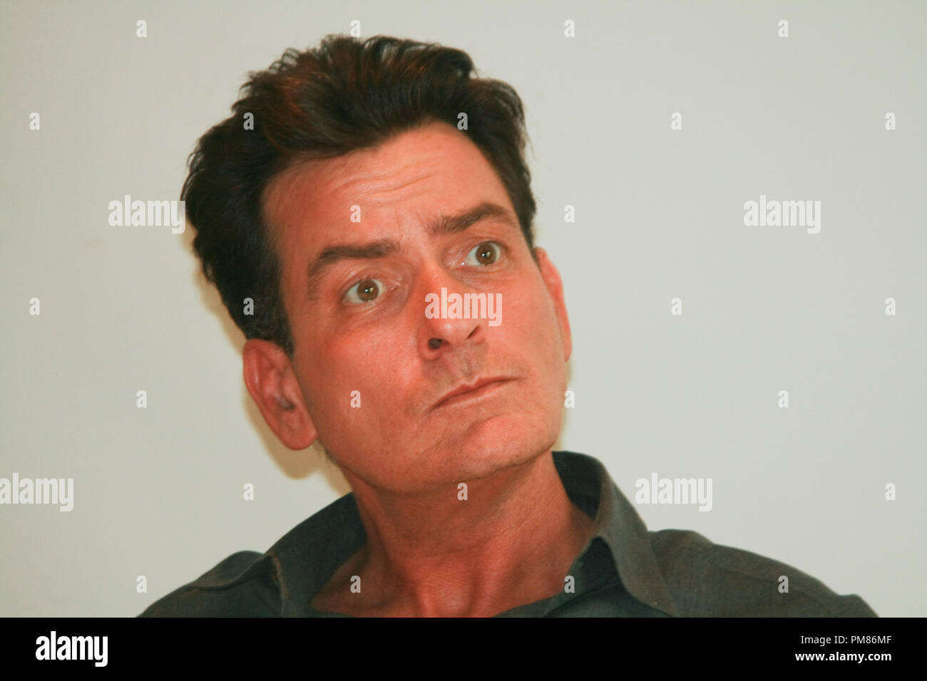 Charlie Sheen "Anger Management" Portrait Session, July 02, 2012 ...