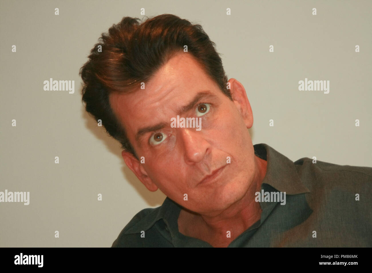 Charlie Sheen "Anger Management" Portrait Session, July 02, 2012 ...