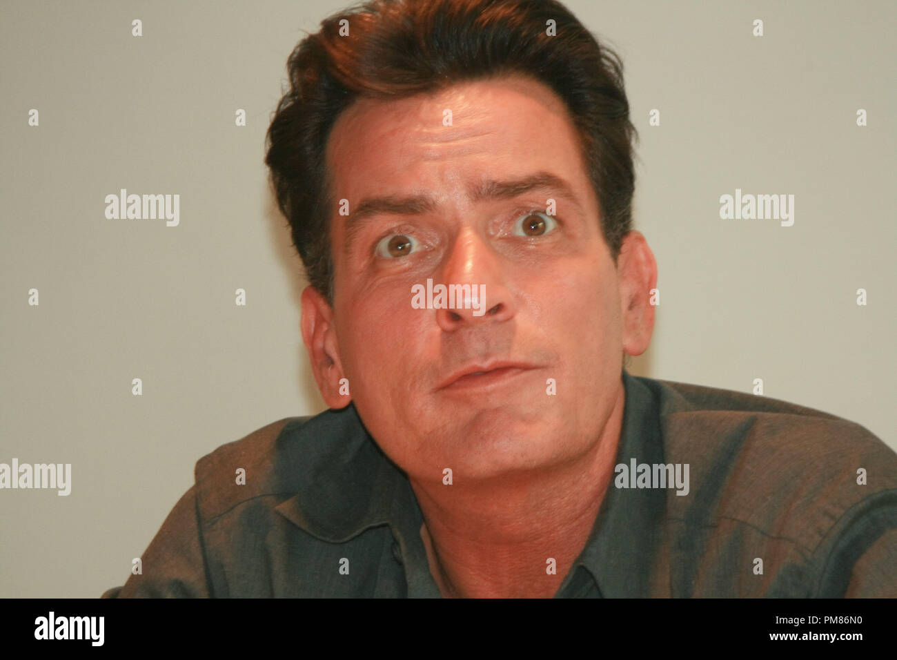 Charlie Sheen "Anger Management" Portrait Session, July 02, 2012 ...