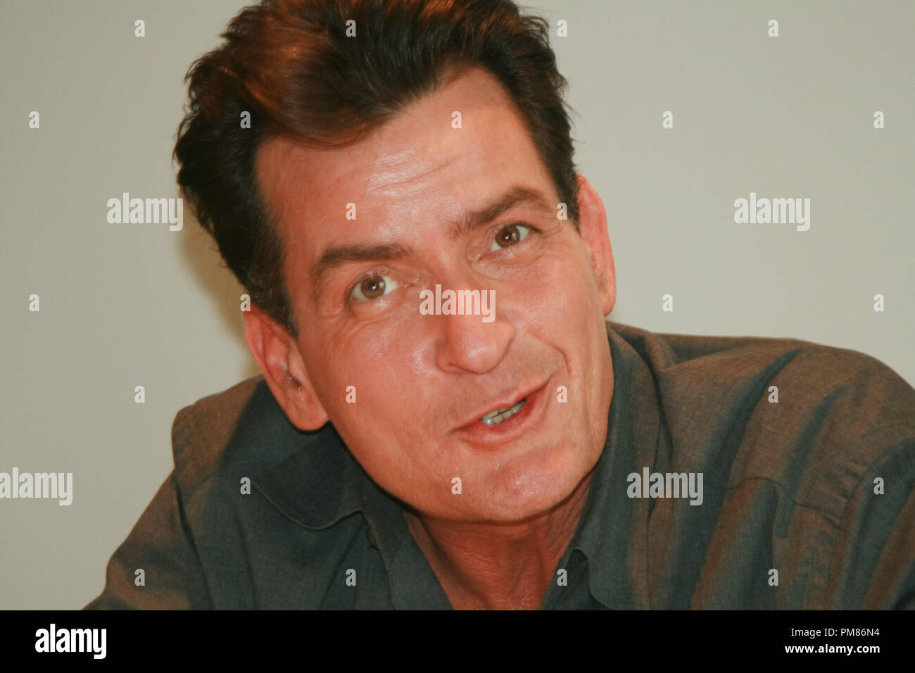 Charlie Sheen "Anger Management" Portrait Session, July 02, 2012 ...