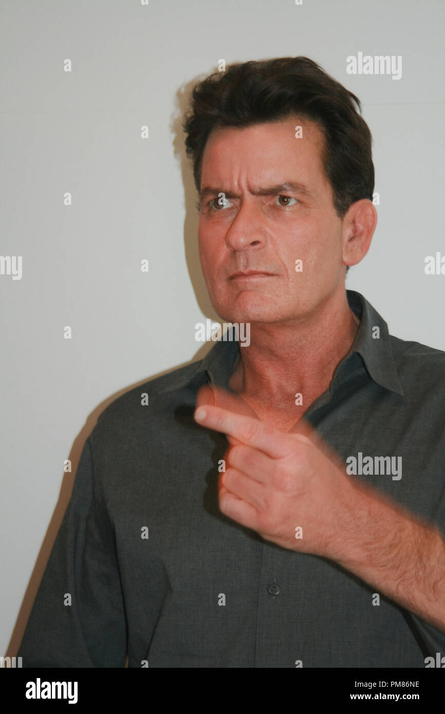 Charlie Sheen "Anger Management" Portrait Session, July 02, 2012 ...