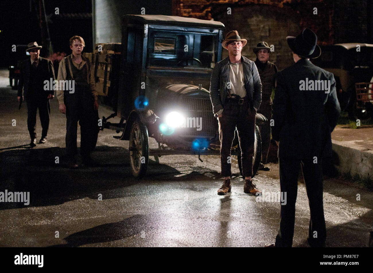 Still of and Shia LaBeouf in Lawless Stock Photo - Alamy