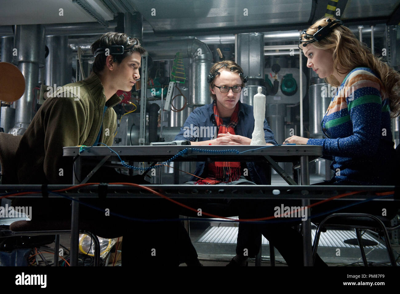 (L-r) LUKE PASQUALINO as GREG, TOM FELTON as Patrick and JULIANNA GUILL ...