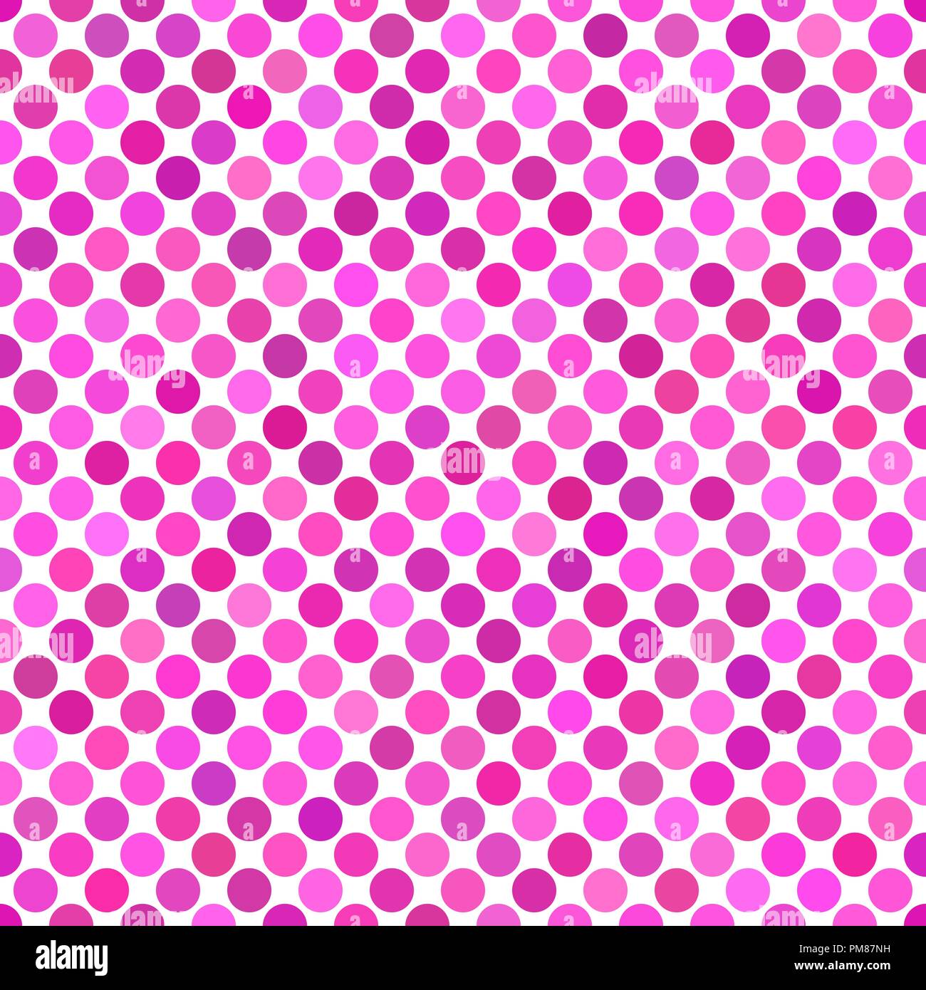 Geometric dot pattern background - pink repeating design Stock Vector ...