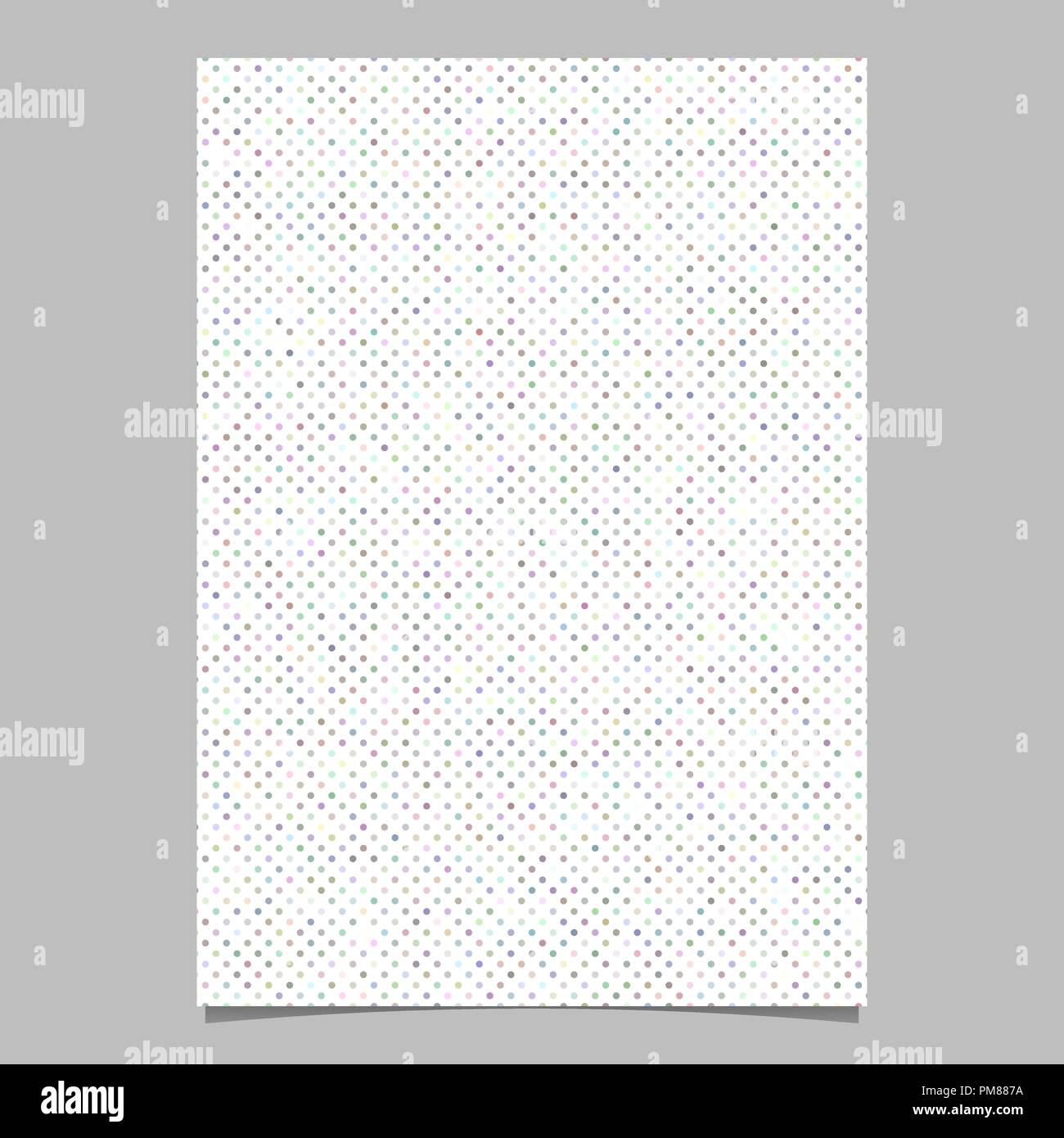 Circle pattern poster design - vector document background graphic Stock ...