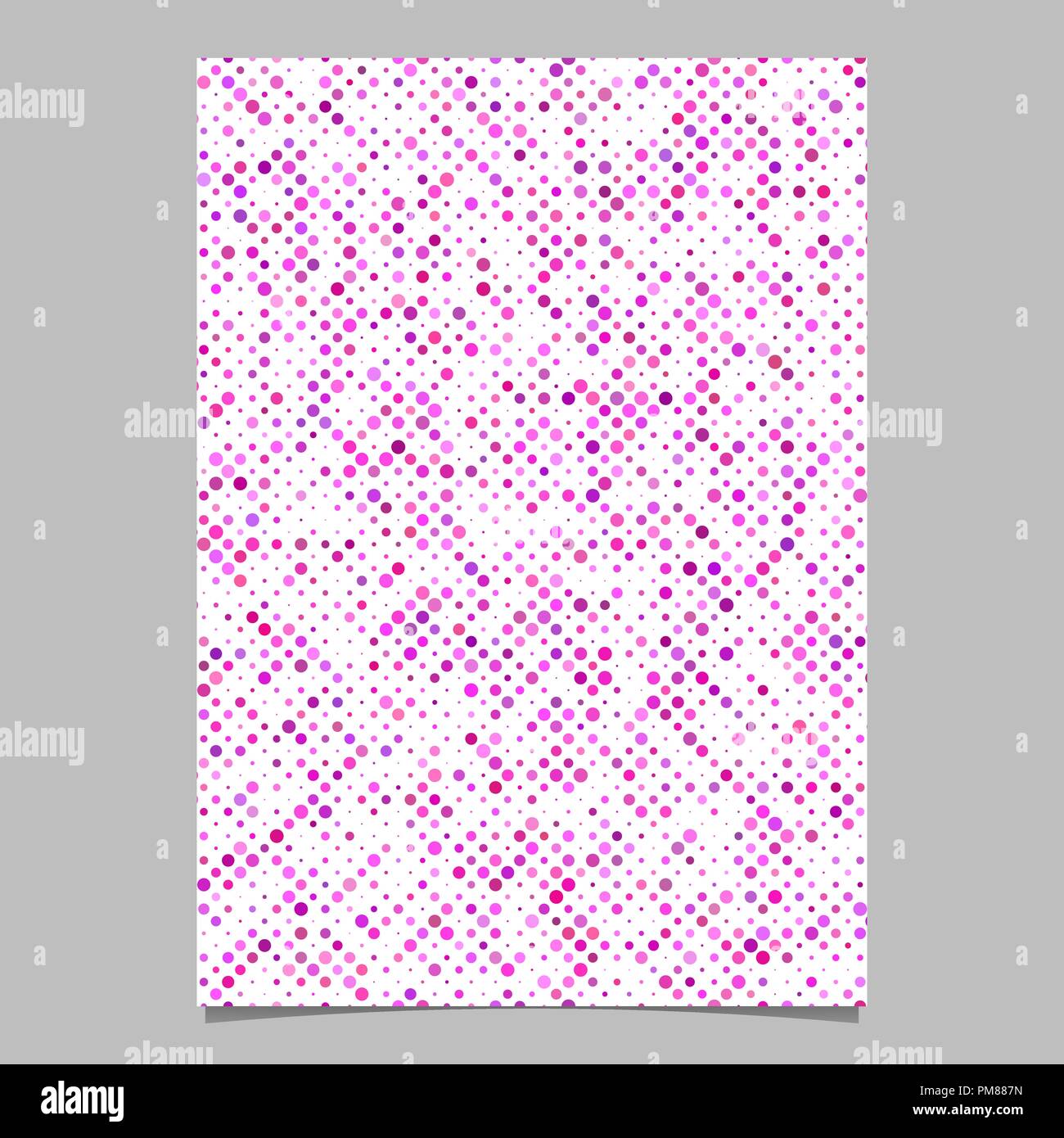 Geometrical dot pattern background poster template graphic Stock Vector ...