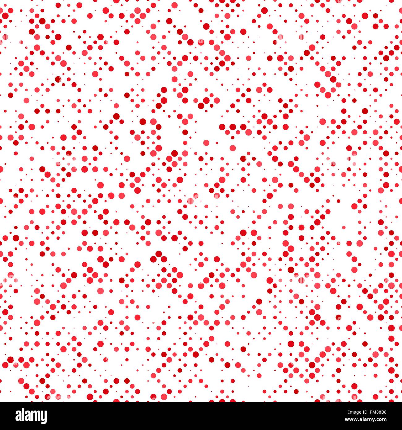 Red seamless dot pattern background - vector design Stock Vector Image ...