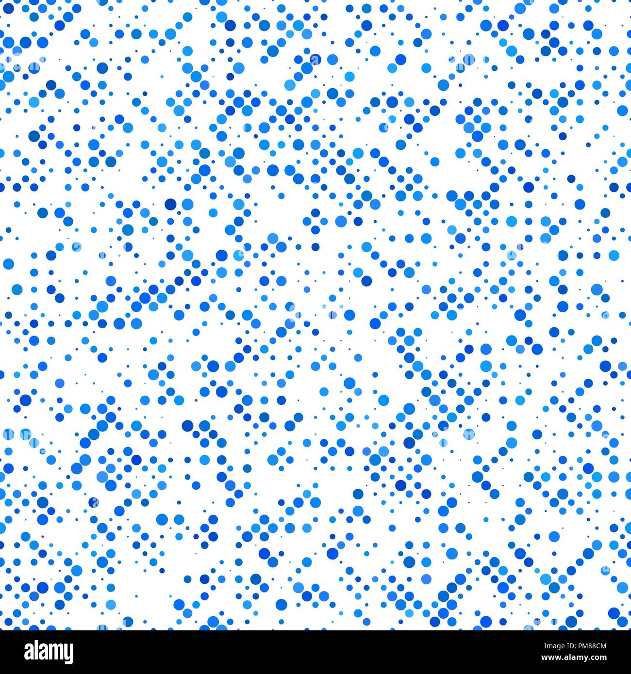 Geometric circle pattern background - blue repeating illustration Stock ...