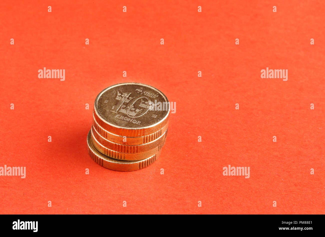 10 krona coins hi-res stock photography and images - Alamy