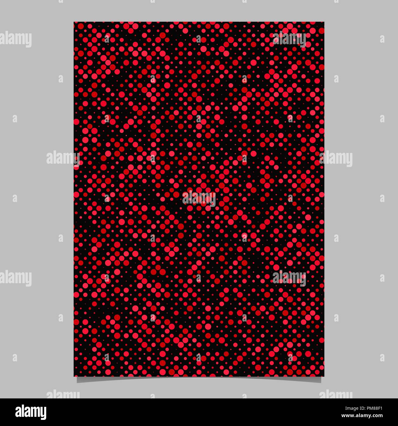 Dot pattern poster design - vector document background Stock Vector ...
