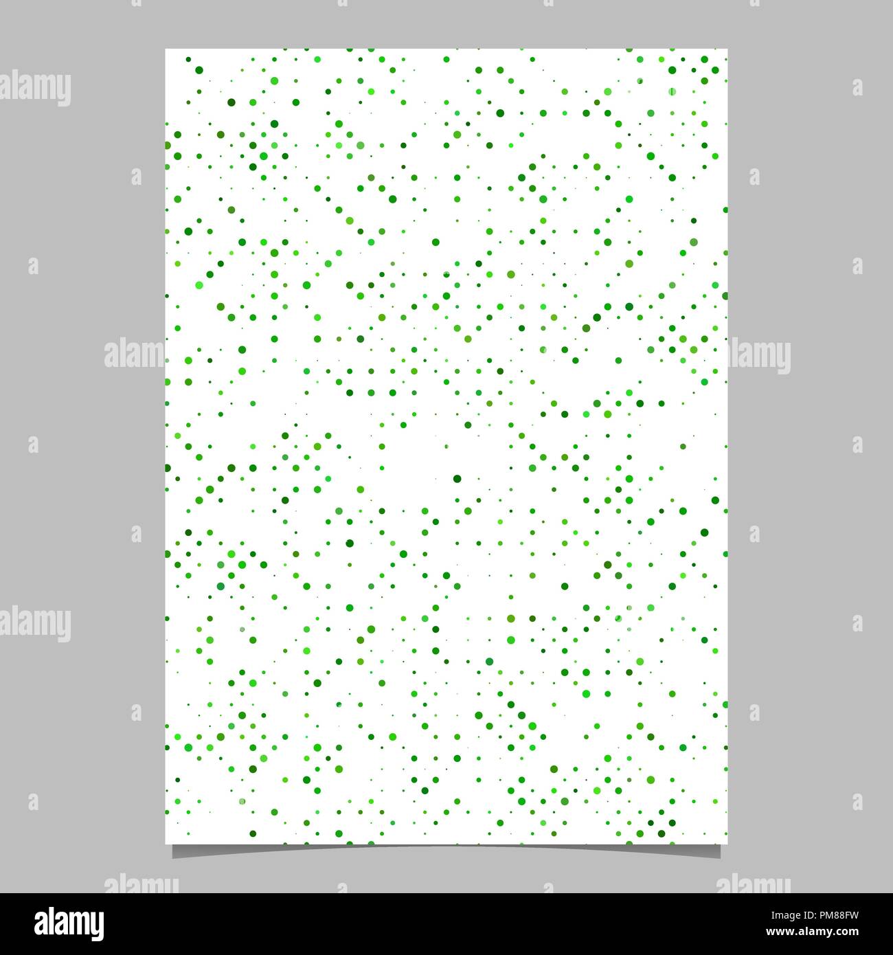 Abstract dot pattern poster design - vector page background graphic ...