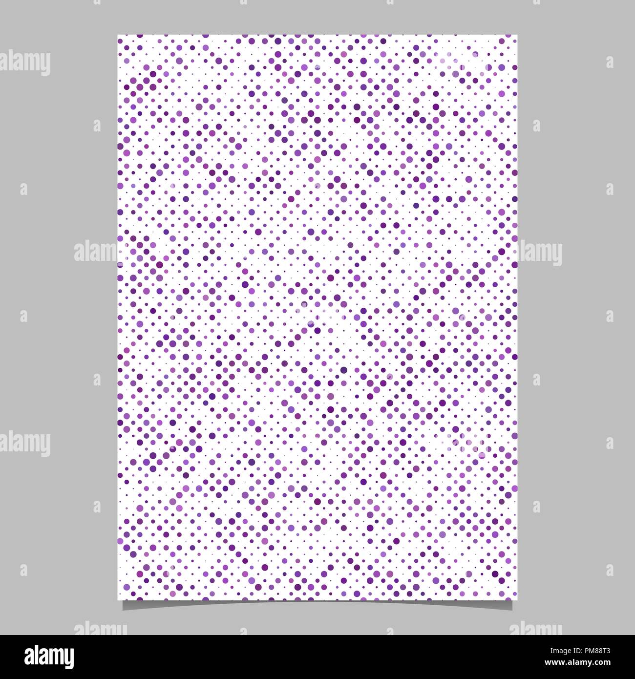 Circle pattern flyer design - vector page background Stock Vector Image ...