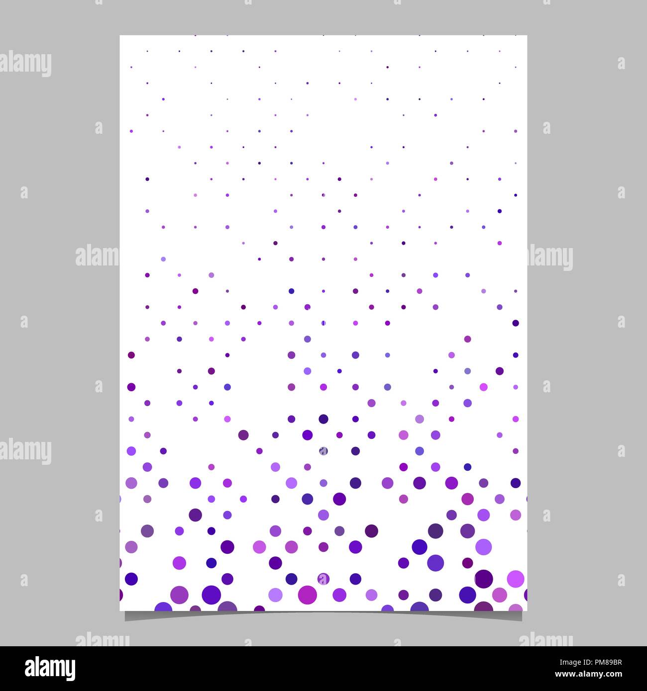 Abstract dot pattern poster design - vector stationery background Stock ...