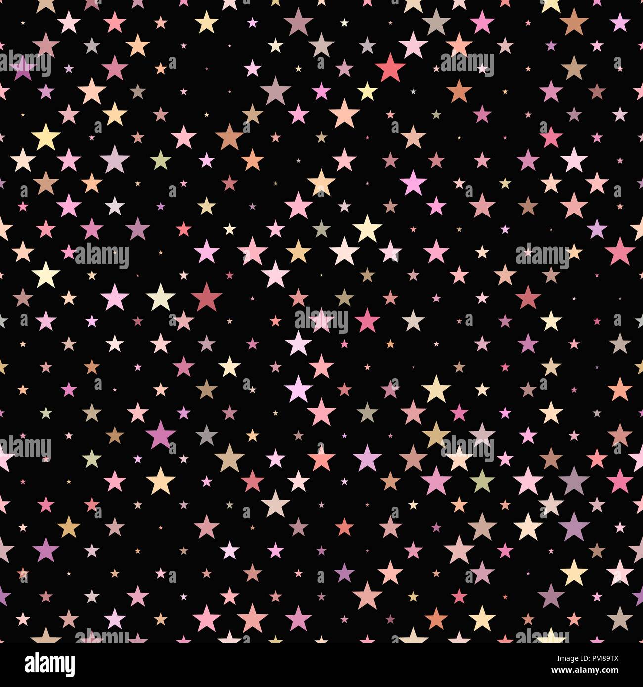 Abstract colorful repeating pentagram star pattern background Stock ...