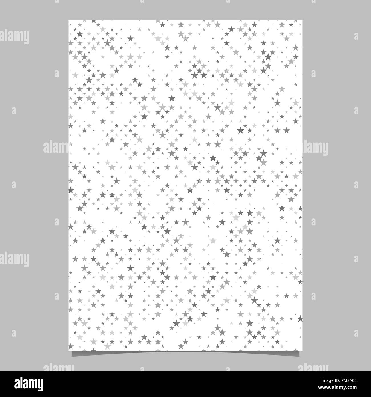 Star pattern brochure template - vector cover background Stock Vector ...