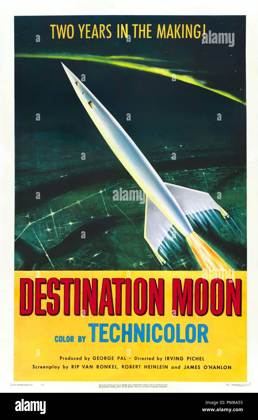 Studio Publicity: "Destination Moon" Poster (1950) File Reference ...