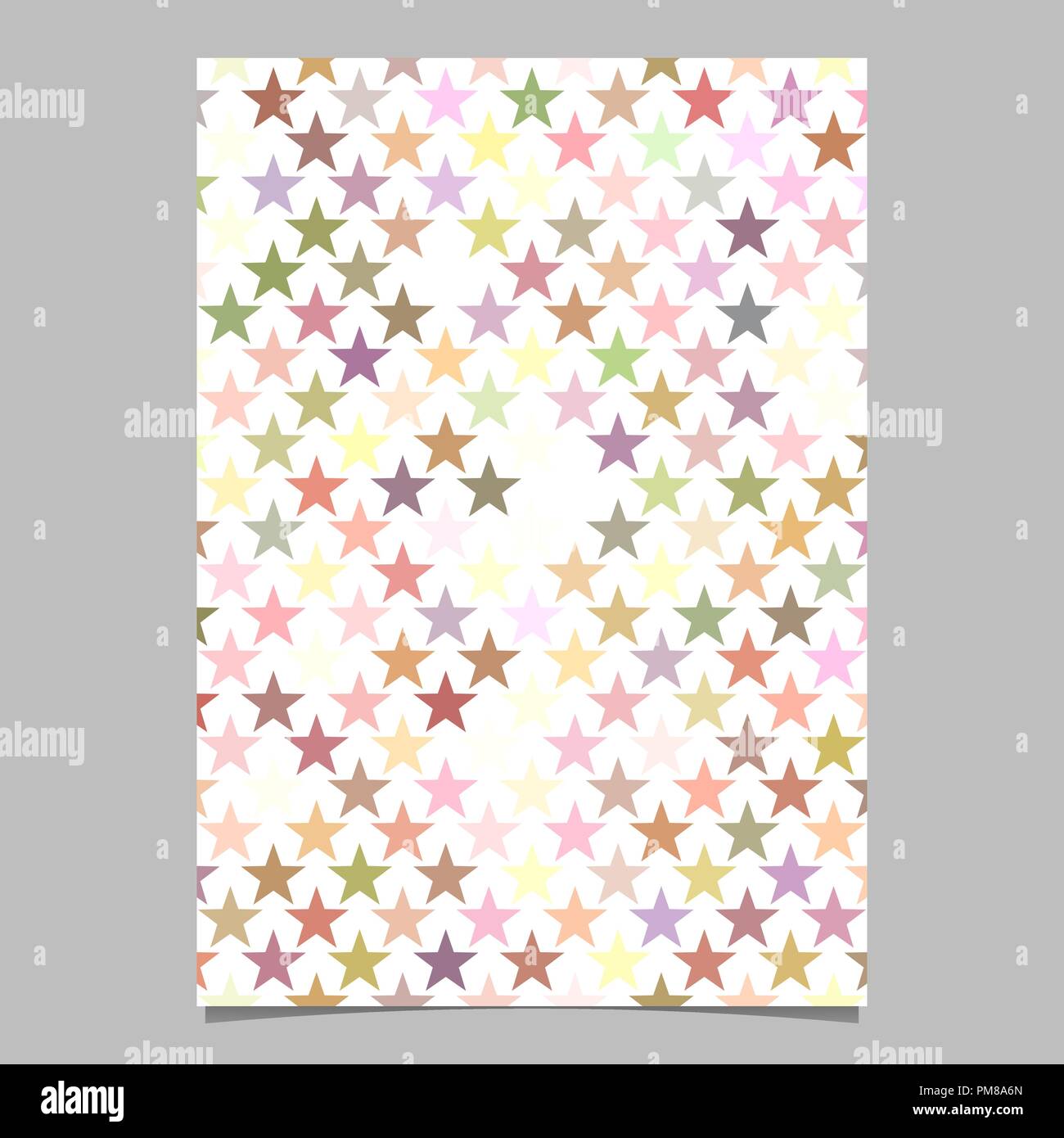 Geometric pentagram pattern background poster template - vector design ...