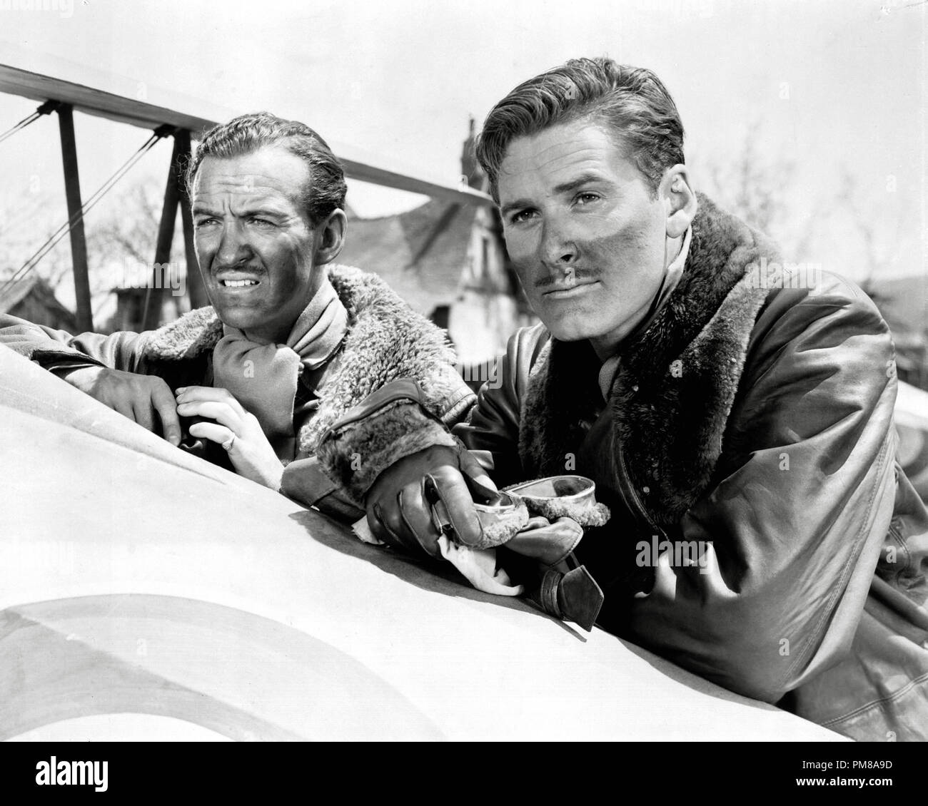 Errol Flynn and David Niven, "The Dawn Patrol" 1938 Warner File ...