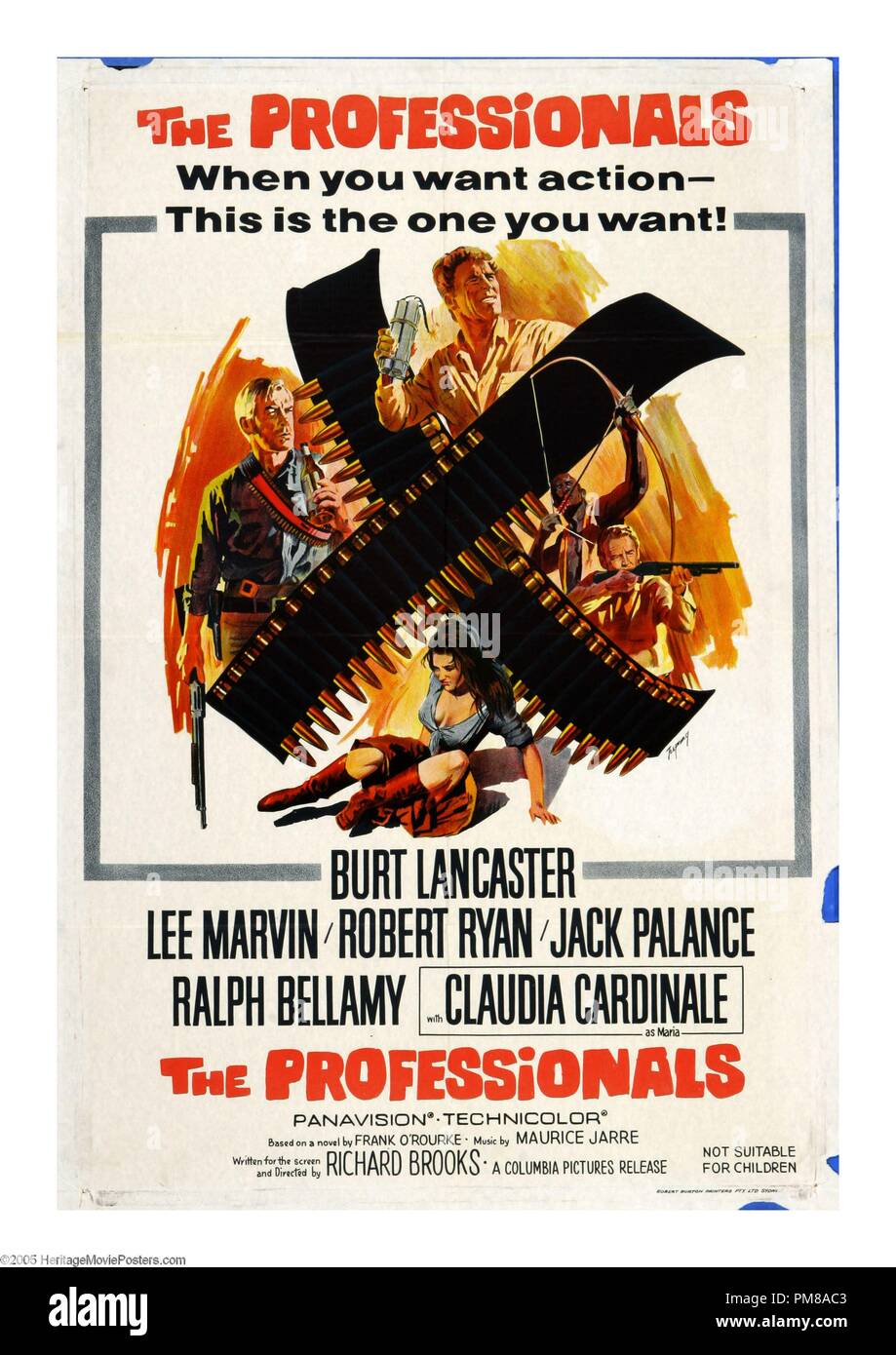 The Professionals 1966 Poster