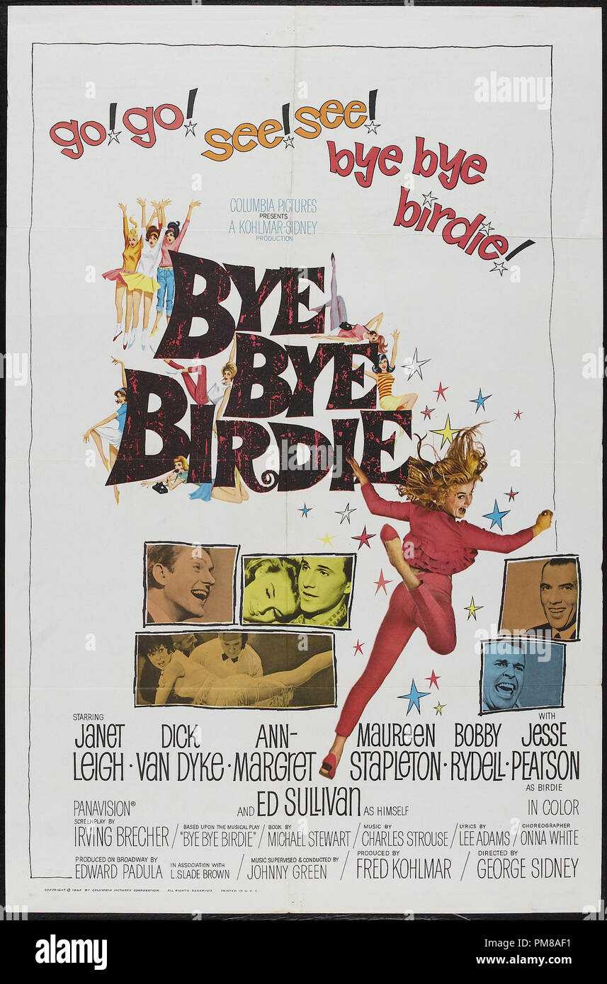 Studio Publicity: "Bye Bye Birdie", 1963 Columbia Pictures Corporation ...