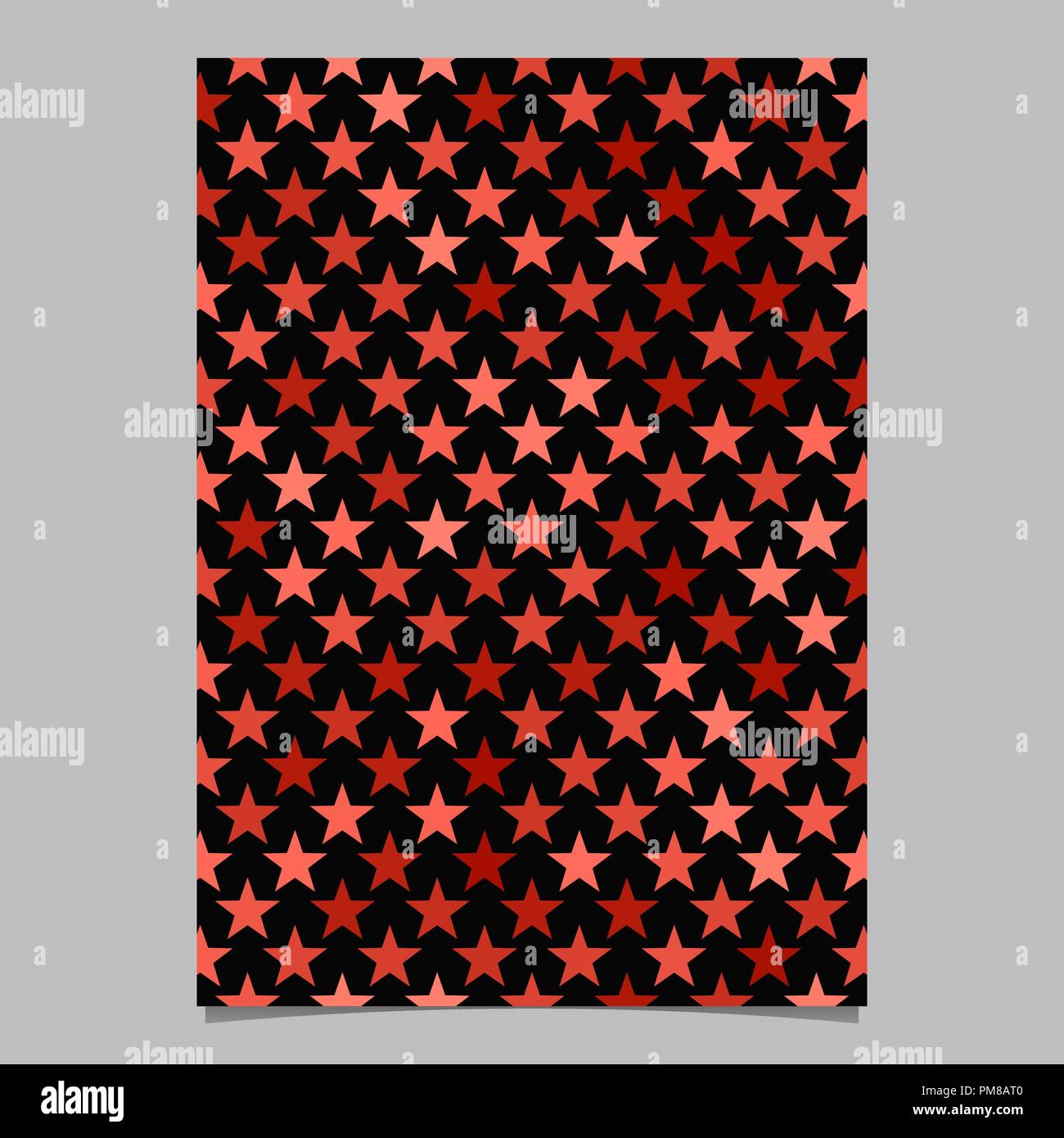 Star pattern brochure template - vector stationery background graphic ...