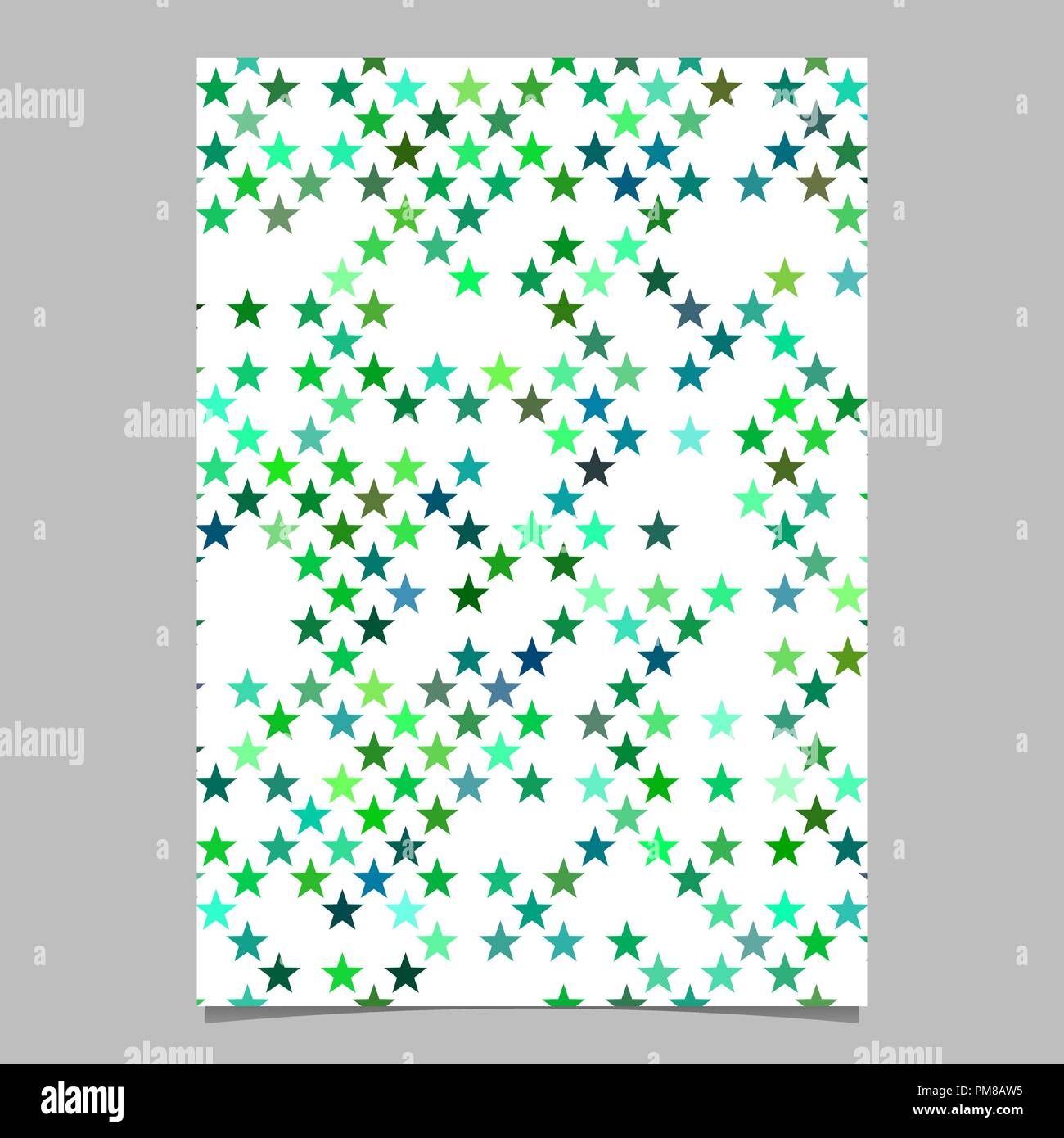 Star pattern poster design - vector document background Stock Vector ...