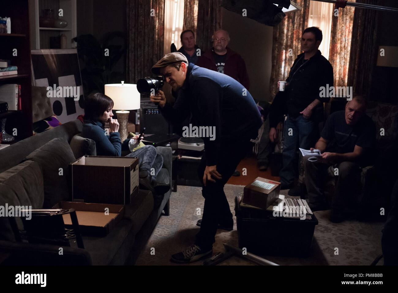 Director ANDY MUSCHIETTI and JESSICA CHASTAIN as Annabel on the set of ...