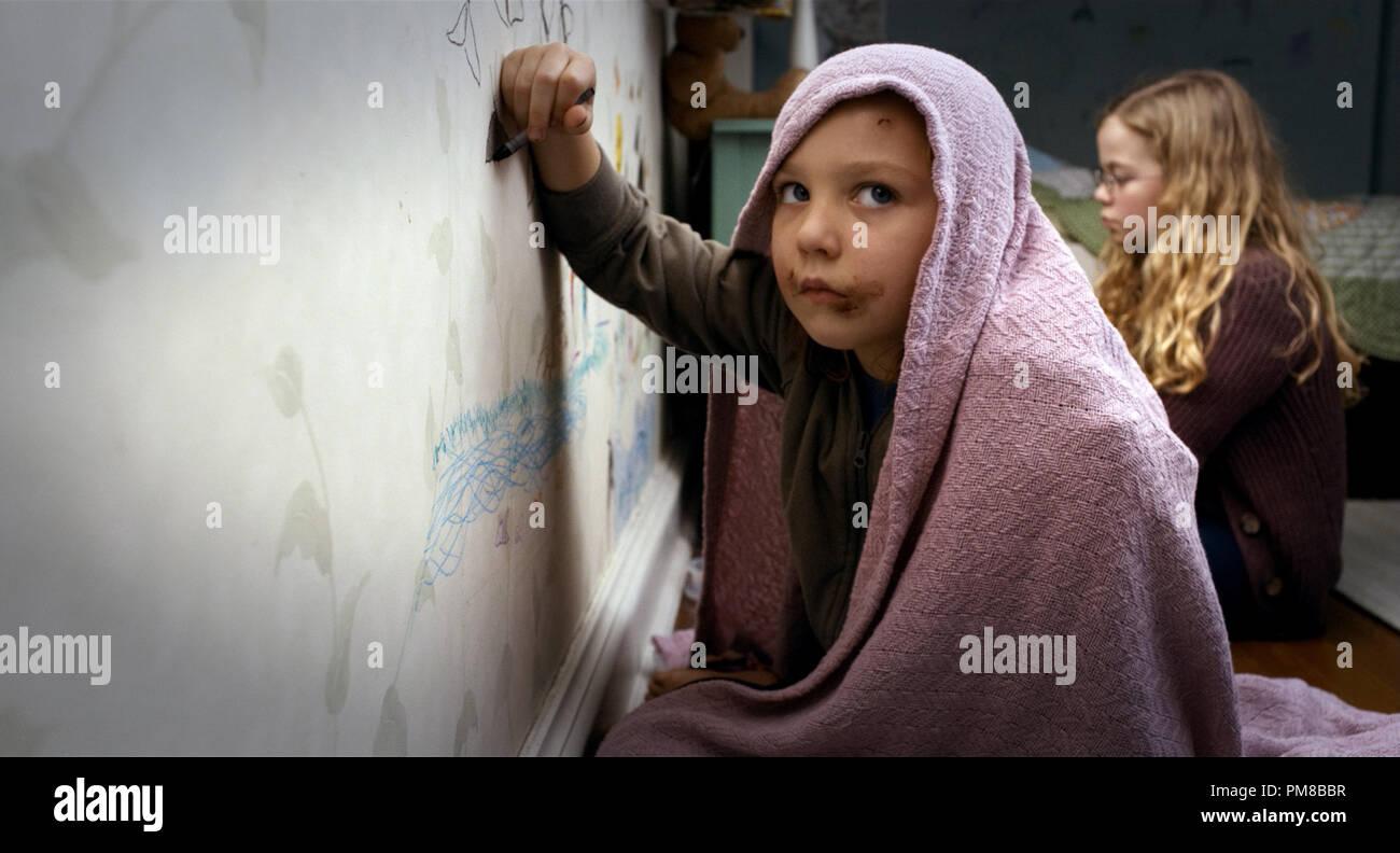(L to R) Lilly (ISABELLE NELISSE) colors with sister Victoria (MEGAN ...