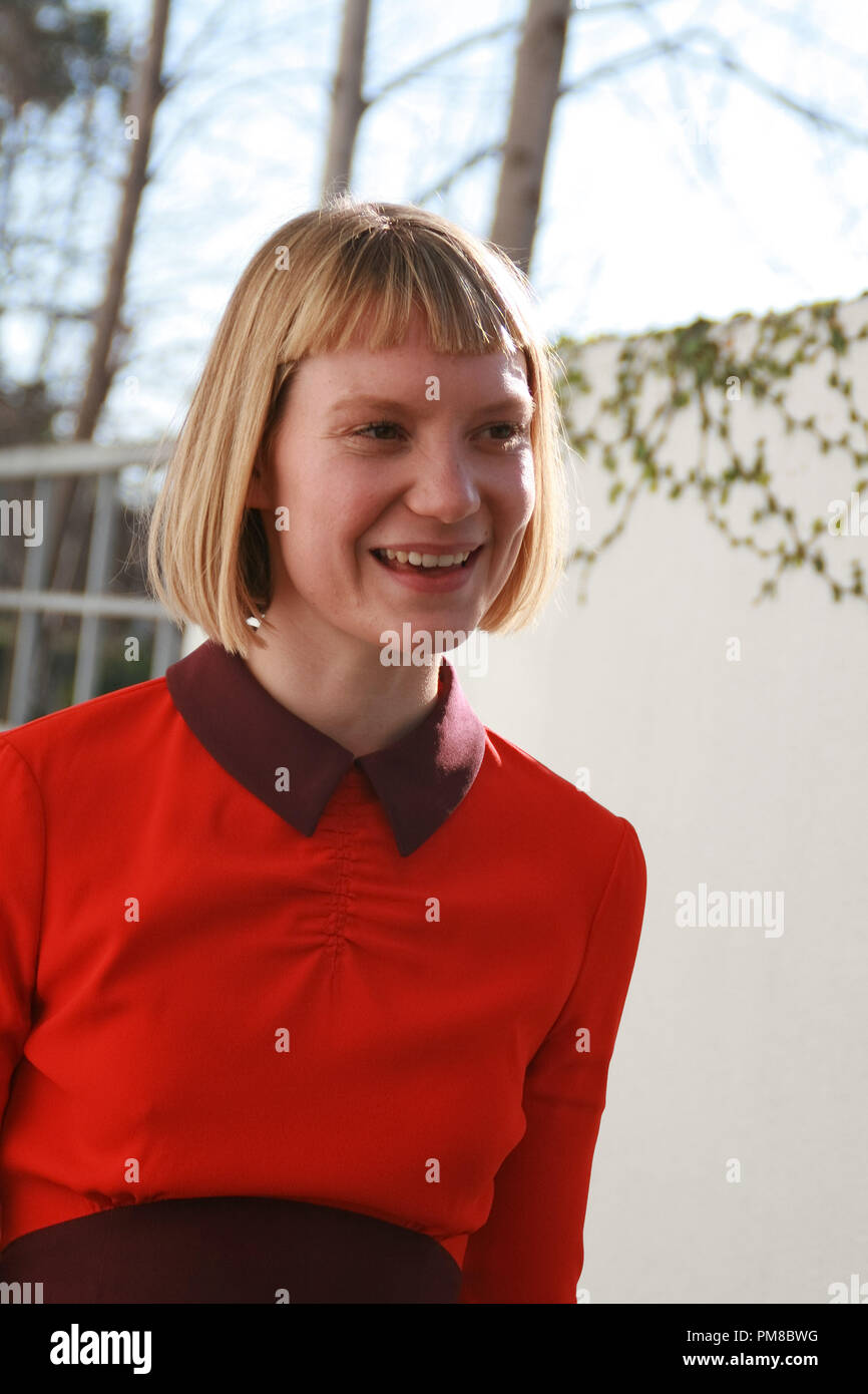 Mia Wasikowska "Stoker" Portrait Session, January 26, 2013 ...