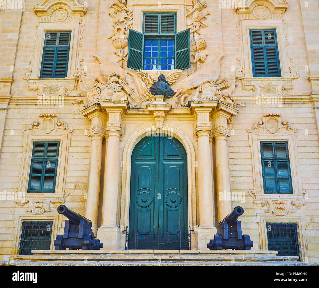 Malta baroque garden house hi-res stock photography and images - Alamy