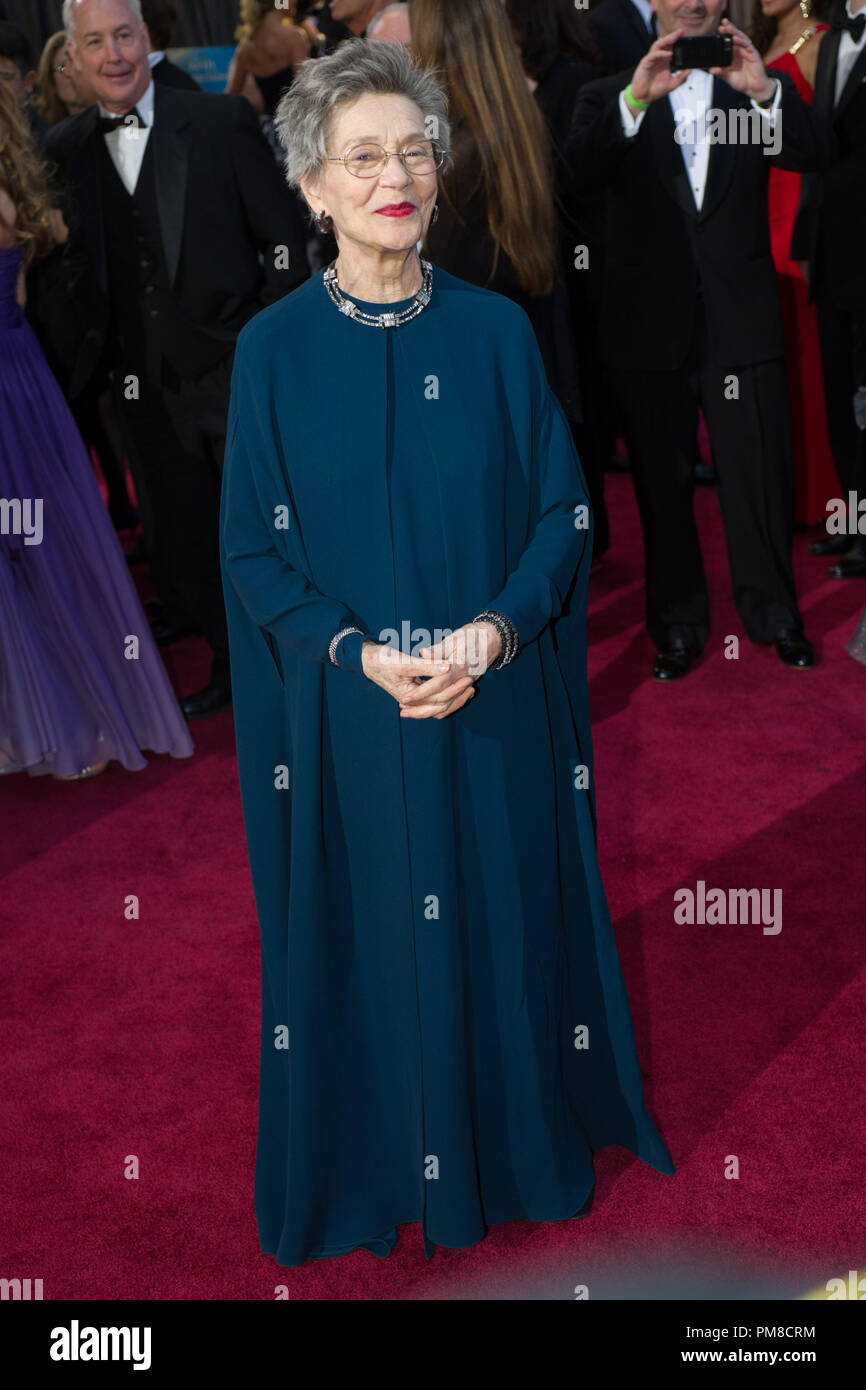 Emmanuelle Riva, Oscar®-nominee for Actress in a Leading Role, arrives ...
